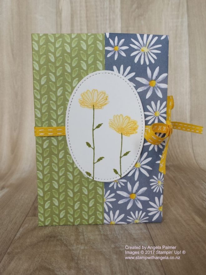 Note Card DSP Folder Featuring The Delightful Daisy Suite