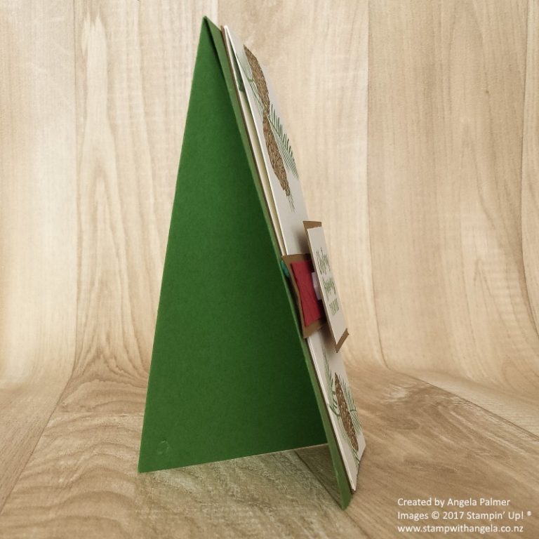 Christmas Happiness Two-way Fold New Zealand Card