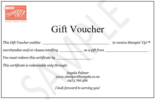 Perfect Last Minute Christmas Gift Idea - A Gift Voucher!