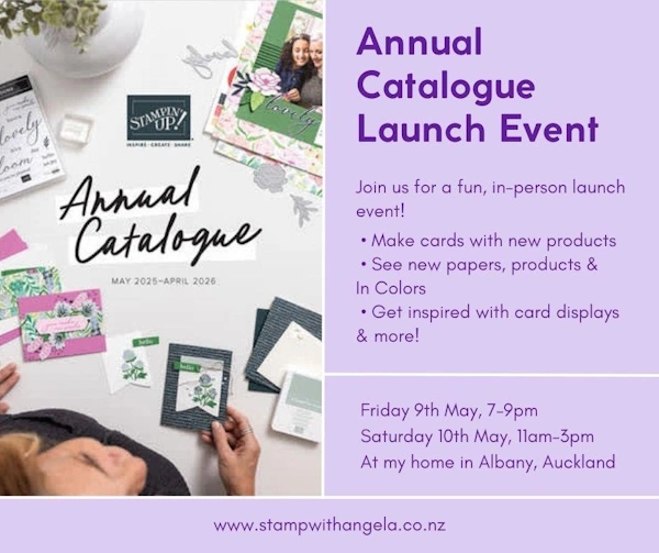 In-Person 2025 Annual Catalogue Launch Event - Stamp With Angela