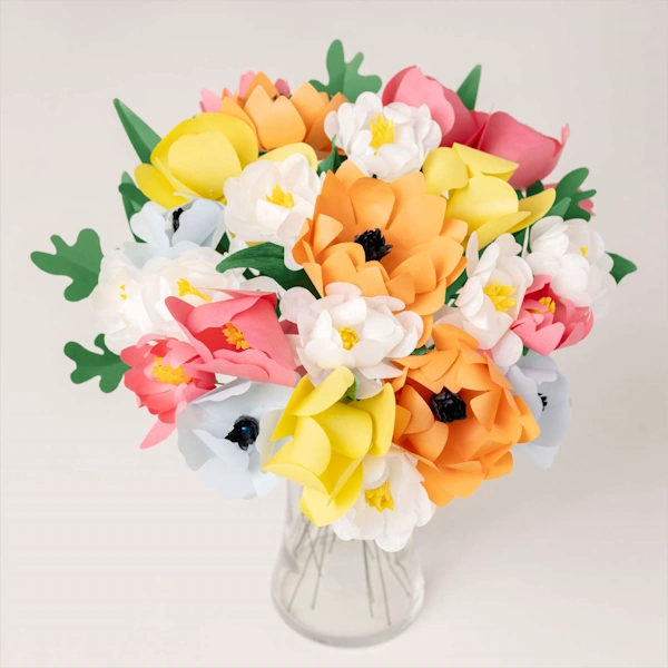 Paper Bouquet Kit: A Beautiful Craft Project That Lasts - Stamp With Angela