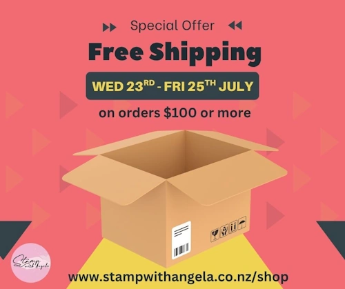 Free Shipping – Three Days Only! - Stamp With Angela