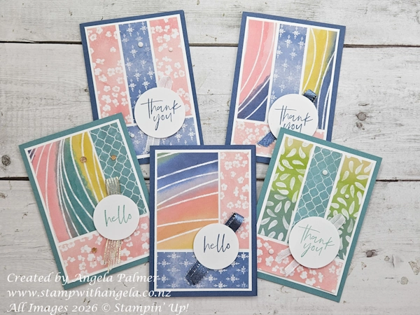 Quick & Simple Patterned Paper Cards | Easy DSP Layouts NZ